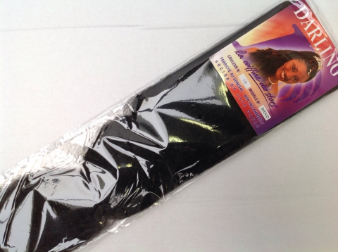 Mêche Simple Braid Darling SN #1B | Tropical Engros