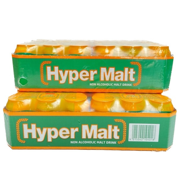 HyperMalt Non Alcoholic Malt Drink - cans 24x33cl | Tropical Engros