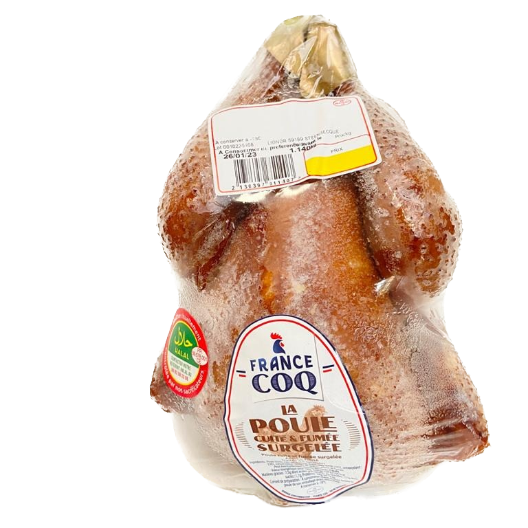 Poule DURE Fumée / Smoked Chicken - FRANCE COQ - box 8pc x 0.9-1.1kg ...