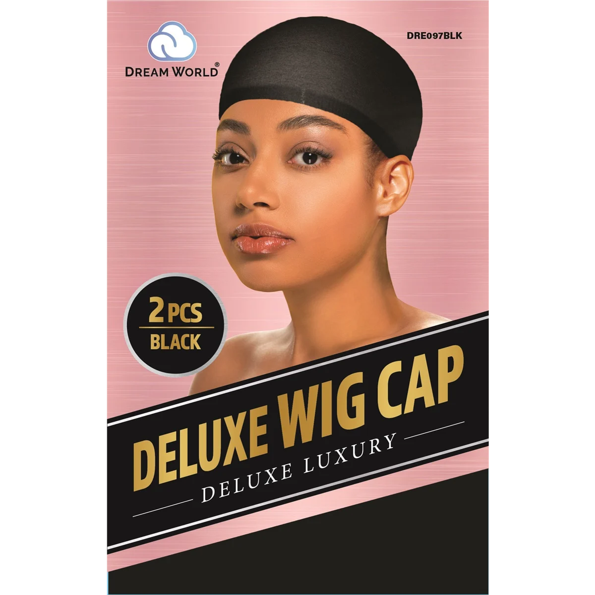 Dream World Deluxe WIG CAP Black - 12x2pc.Pack | Tropical Engros